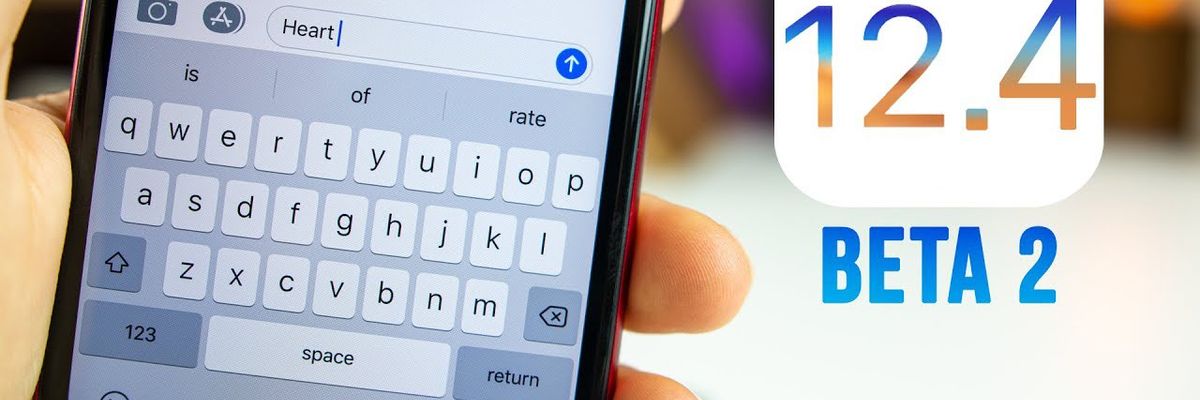 Apple phát hành iOS 12.4 beta 2 với một loạt những cải tiến tăng hiệu suất và sửa các lỗi còn ...