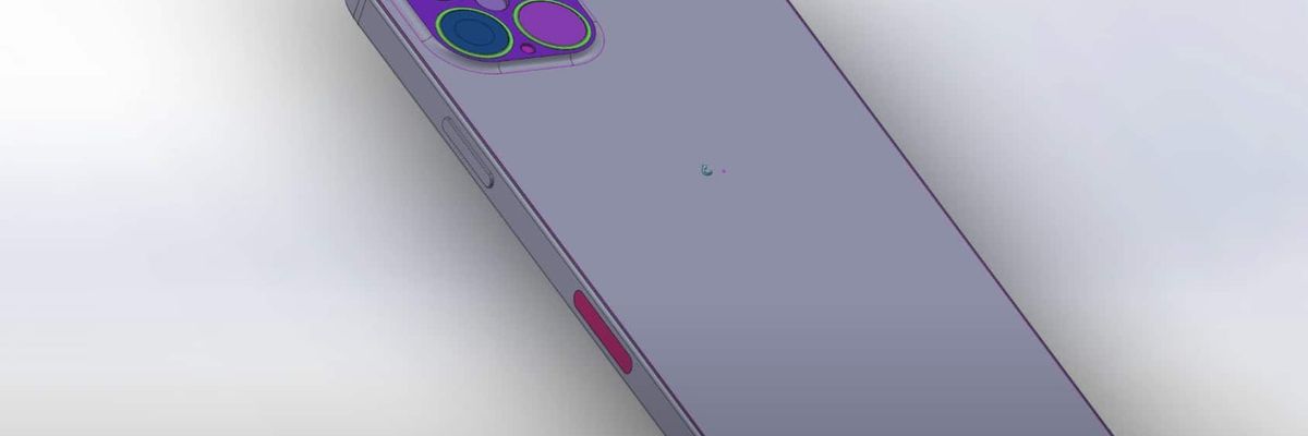 iPhone 12 Pro Max bất ngờ lộ bản vẽ thiết kế CAD với viền bezel mỏng ...