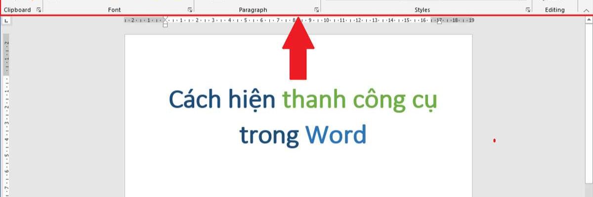 Cách Hiện Thanh Công Cụ Trong Word 2019 2016 2010 2003 