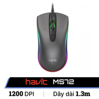 Chuột Gaming Havit MS72 RGB | Giá rẻ