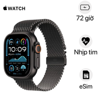 Apple Watch Ultra 2 2024 49mm 4G Viền Titan Đen Dây Titan | Giá tốt 06/ ...