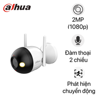 Camera IP ngoài trời 2MP Dahua DH-F2C-PV có đèn led full color có loa ...