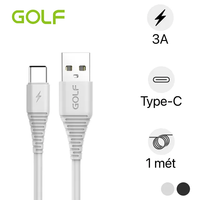 Cáp Golf USB-A to Type-C sạc nhanh 3A GC-64T 1 mét - Cũ | Giá rẻ