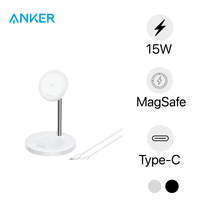 Đế sạc Anker Maggo 2 in 1 đứng 1C 15W Kèm Cáp USB-C A2544 | Giá rẻ
