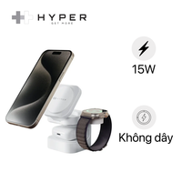 Đế sạc không dây từ tính Hyperjuice Stand Qi2 3 in 1 HJ3320WHGL | Giá rẻ