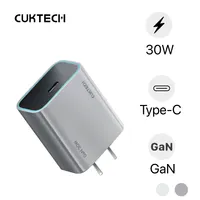Sạc Cuktech GAN 1C 30W kèm cáp C-C (CN) A18C | Chính hãng, giá rẻ