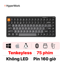 Bàn phím không dây HyperWork Slientkey Mini TS01M | Giá rẻ