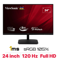 Màn hình ViewSonic VA2432A-H 120HZ 24 inch - Cũ Đẹp | Giá rẻ