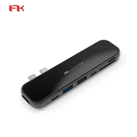 Hub Macbook Feeltek USB-C Jet Glass 7 in 2 | Giá rẻ