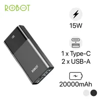 Pin dự phòng Robot MH LED 20.000mAh 15W RT22S | Chính hãng, giá rẻ