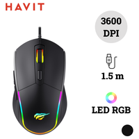 Chuột Gaming có dây Havit M79 RGB | Giá rẻ