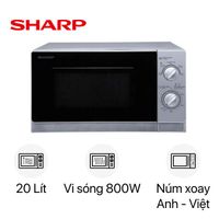 Lò vi sóng cơ không nướng Sharp R-202VN-S 20L | Giá rẻ, bền