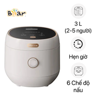 Nồi cơm điện đa năng Bear DFB-C30L3 3L | Chính hãng, giá tốt, bền đẹp