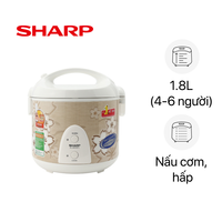 Nồi cơm điện Sharp giá rẻ T10/2024, thiết kế bắt mắt