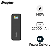 Pin sạc dự phòng Energizer 27000mAh /3.6V Li-iOn PD 140W XP27000 | Giá rẻ