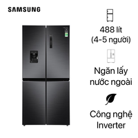Tủ lạnh Samsung Multidoor 488 lít 2021 (RF48A4010B4/SV) | Giá rẻ