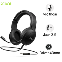 Tai nghe chụp tai có dây ROBOT RH-P20 | Giá tốt, giao hàng nhanh