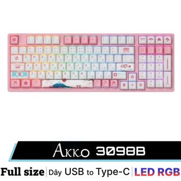 Bàn phím cơ AKKO 3098B Multi Modes World Tour Tokyo | Giá rẻ