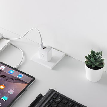 Củ sạc nhanh Rapoo PA20 20W 2 cổng USB-A Type-C | Giá rẻ