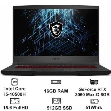 Laptop MSI Gaming GF65 THIN 10UE-286VN cũ, giá rẻ, đổi mới 30 ngày, có trả góp