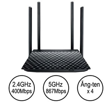 Router Wifi Băng Tần Kép Công suất cao Asus RT-AC1300UHP giá rẻ, chính hãng