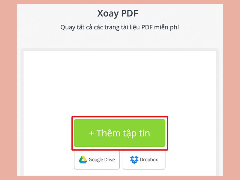 Hướng dẫn cách xoay file PDF online đơn giản hiệu quả nhất