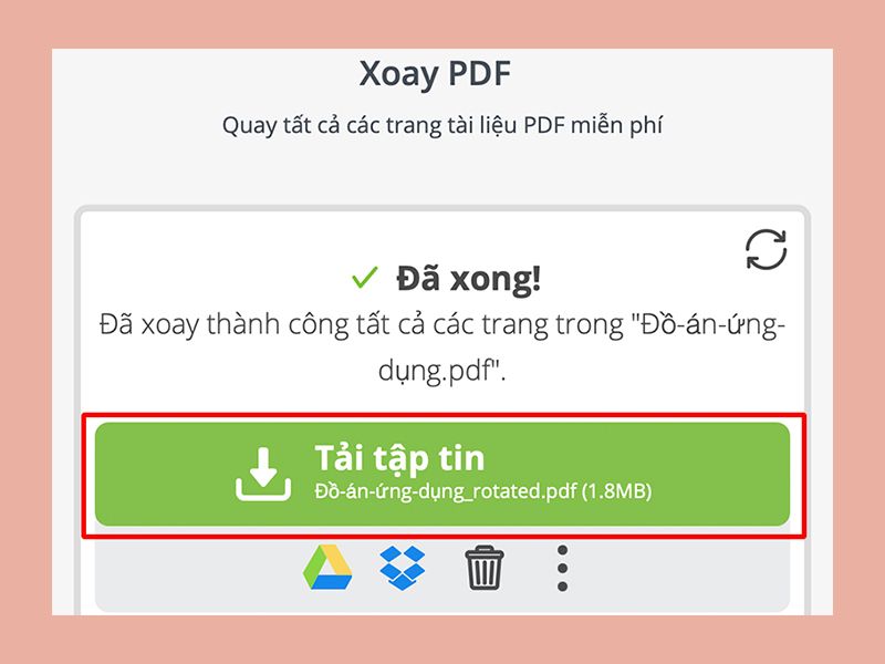 Hướng dẫn cách xoay file PDF online đơn giản hiệu quả nhất