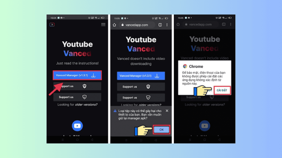 Cách tải YouTube Vanced APK trên Android, PC đơn giản nhất