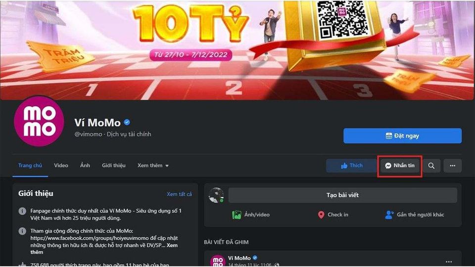 Tổng đài MoMo Ví điện tử số 1 Việt Nam - Hotline hỗ trợ 24/7