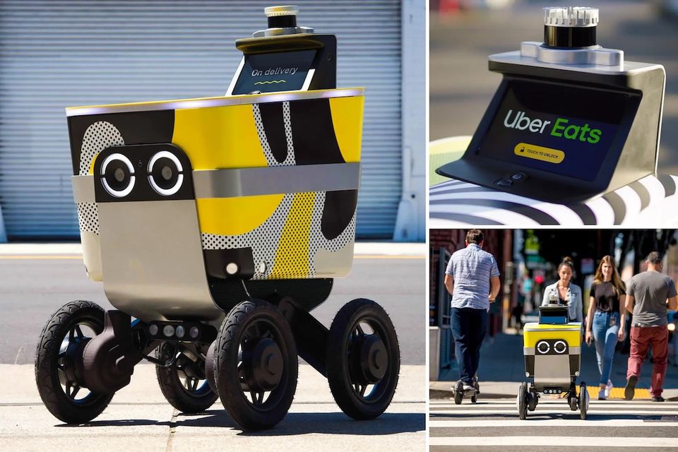 Uber sắp triển khai 2000 robot giao hàng, shipper xác định về "nuôi cá ...