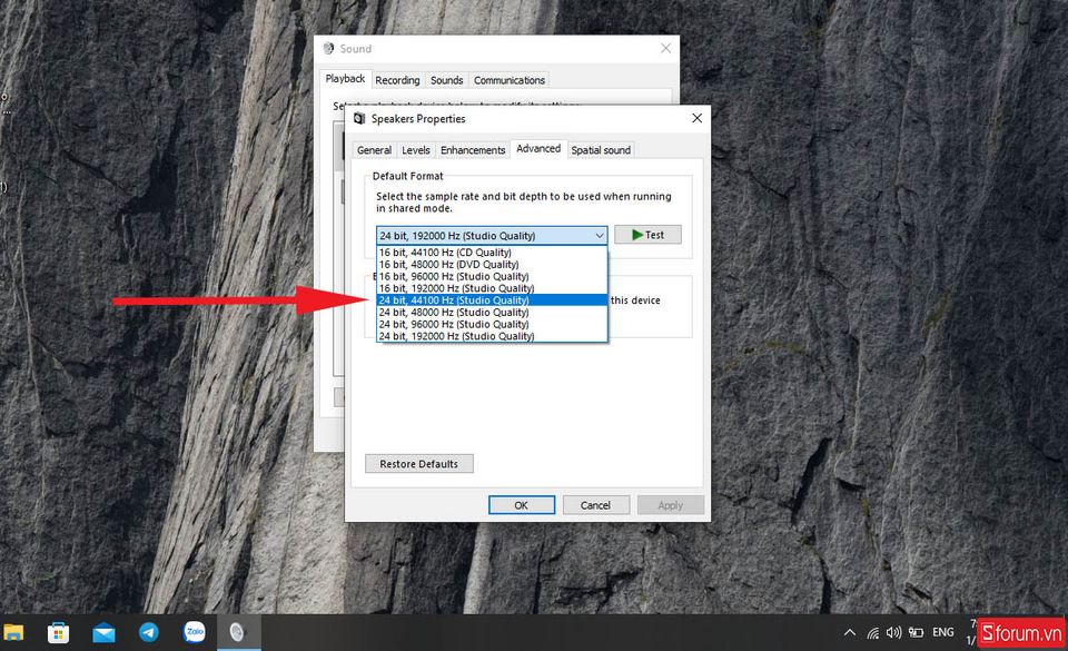 5 cách test loa laptop không nghe được âm thanh trên Win 10