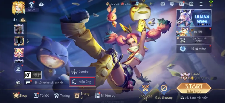 Cách kích hoạt emote Liên Quân chỉ với vài thao tác đơn giản