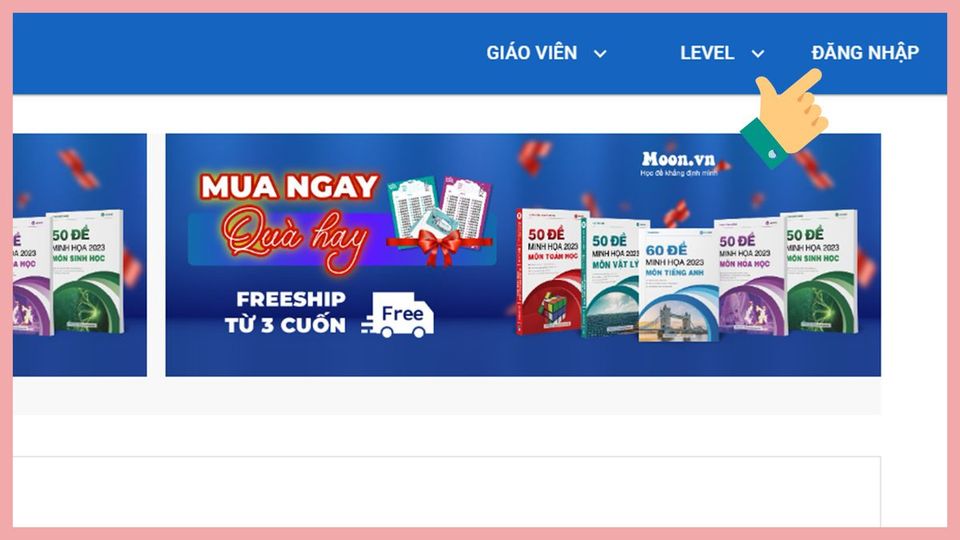 Cách đăng ký tài khoản, khóa học miễn phí trên Moon chi tiết