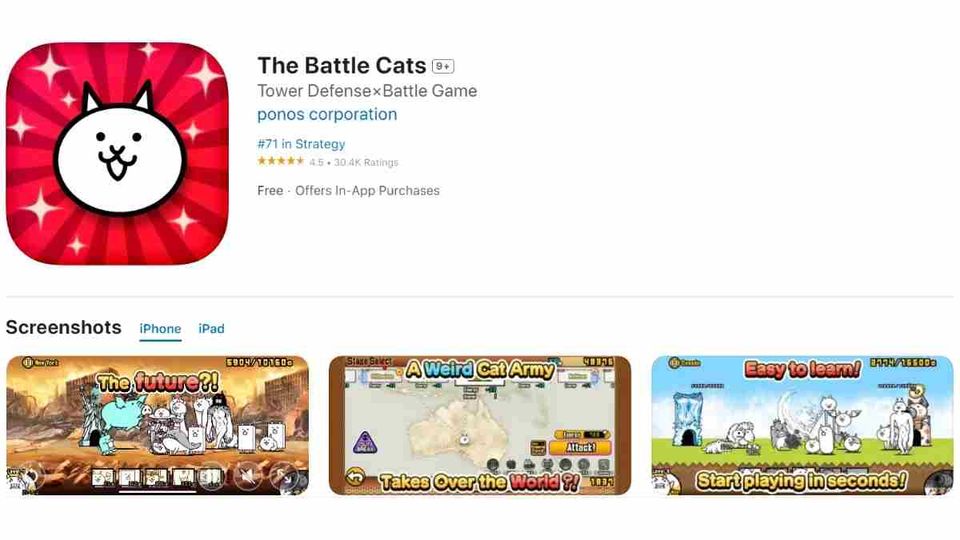 Cách tải The Battle Cats trên điện thoại iOS, Android