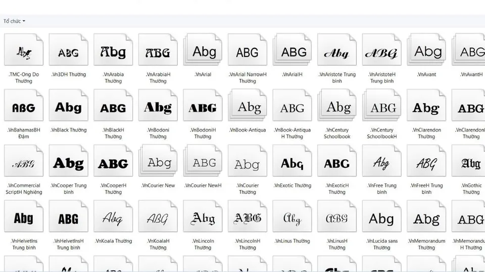 101+ Font chữ đẹp tiếng Việt được sử dụng nhiều nhất