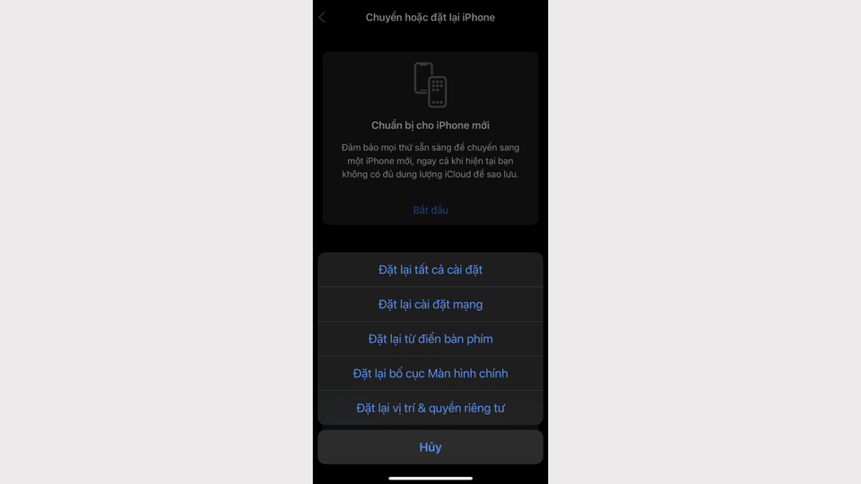Cách reset iPhone, khôi phục cài đặt gốc iPhone đơn giản