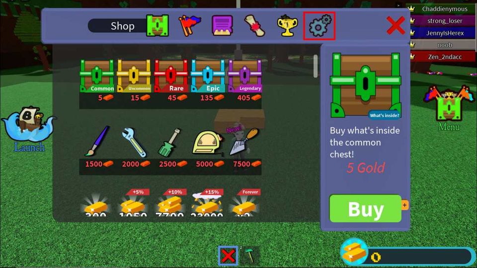 Code Build A Boat For Treasure mới nhất 12/2023, cách nhập code