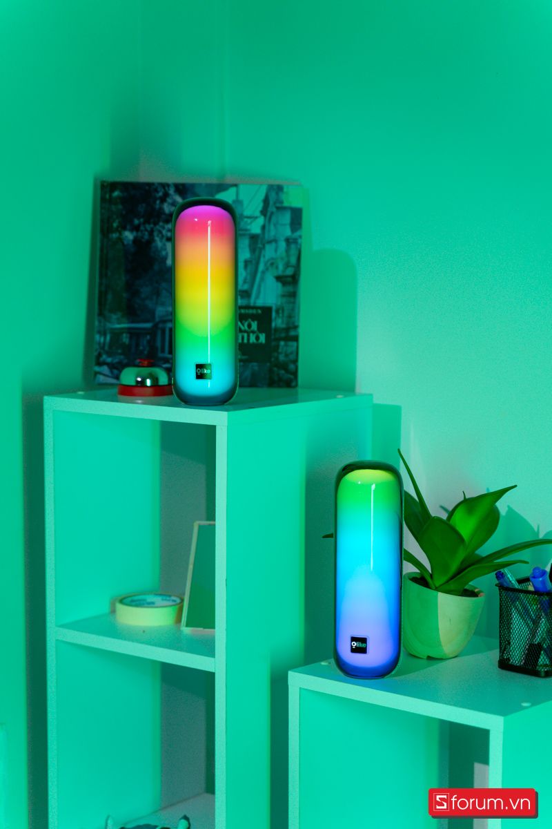 Trên tay loa bluetooth Olike S3: Công suất 14W, hiệu ứng ánh sáng đẹp ...