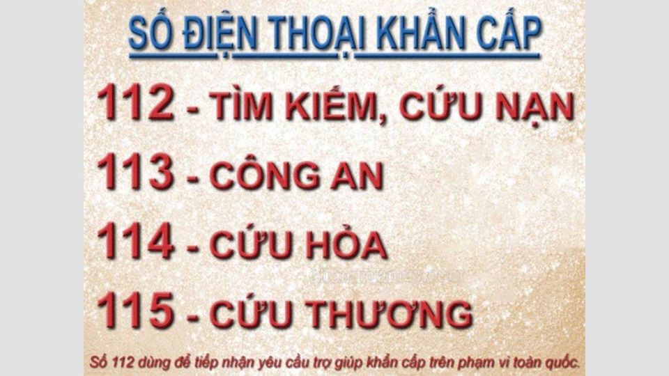 115 là số điện thoại gì? Các số điện thoại khẩn cấp cần nhớ