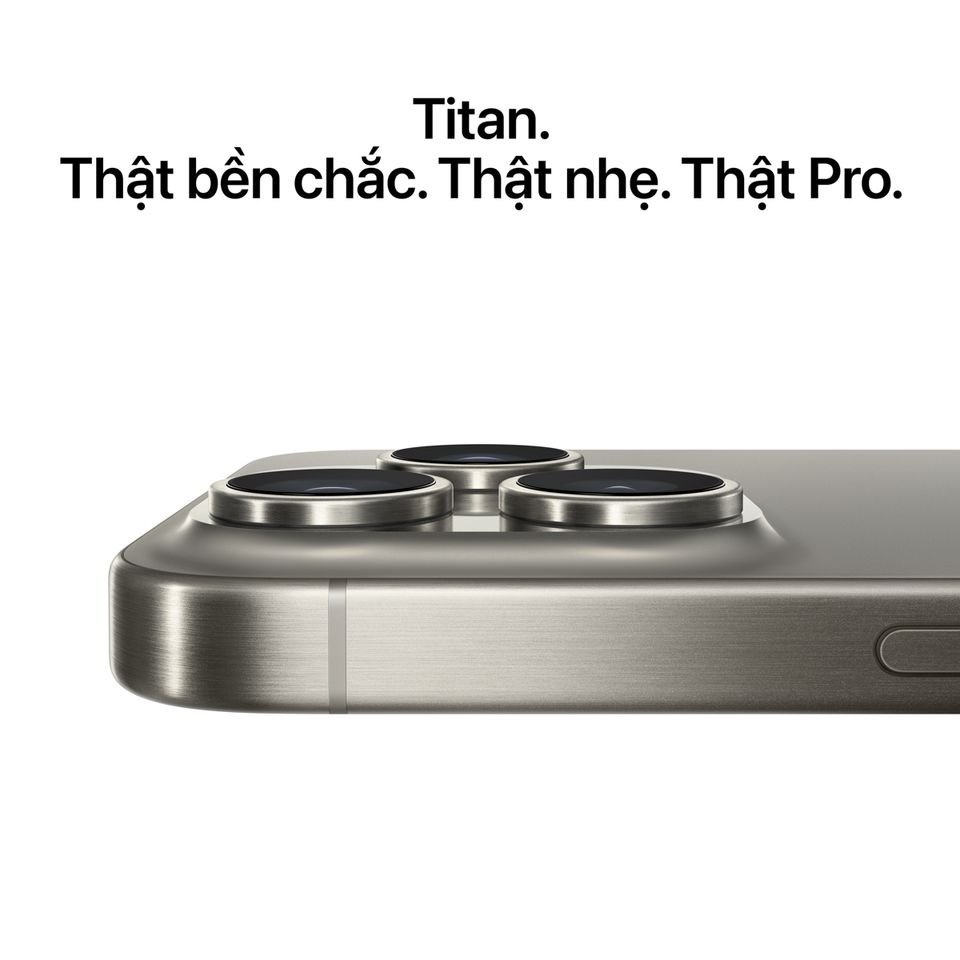 Apple ra mắt iPhone 15 Pro và 15 Pro Max: Khung Titan, nút Action mới ...