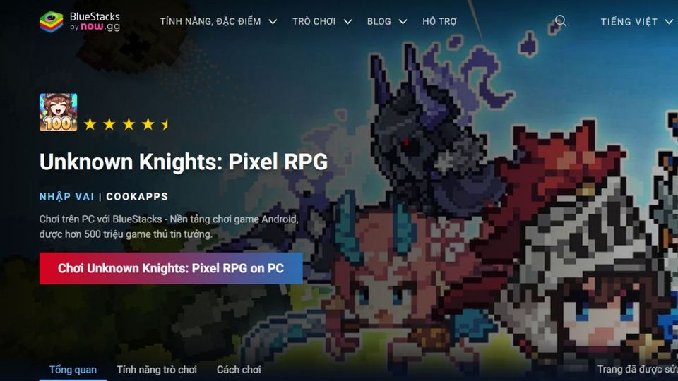 Tải Unknown Knights: Pixel RPG trên điện thoại Android, IOS