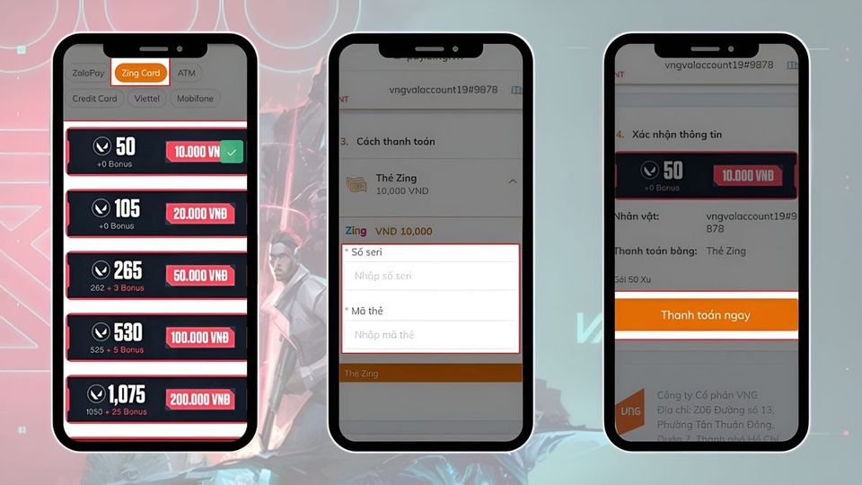 6 cách nạp Valorant VNG nhanh chóng, đơn giản và chi tiết