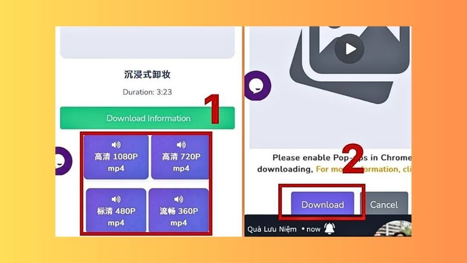 Cách tải video Weibo HD không logo về điện thoại, máy tính