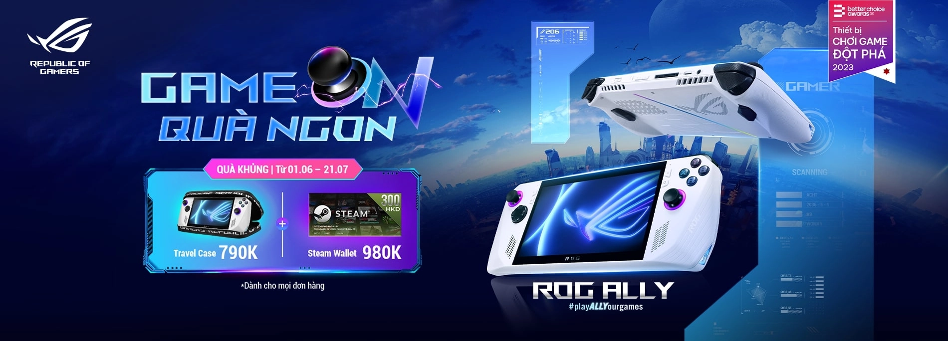 ROG Ally - Game On quà ngon