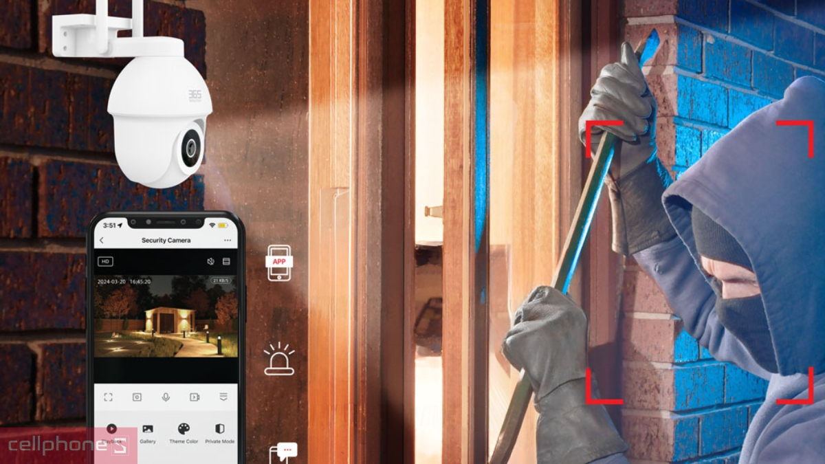 Camera IP ngoài trời 360 độ 5MP 365 Selection OC2 3K | Giá rẻ