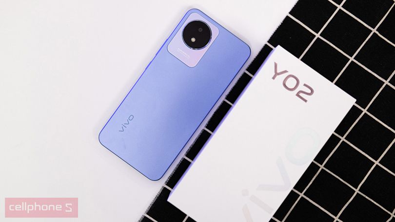 Điện thoại Vivo Y02 giá sinh viên, thiết kế bắt mắt, đẹp