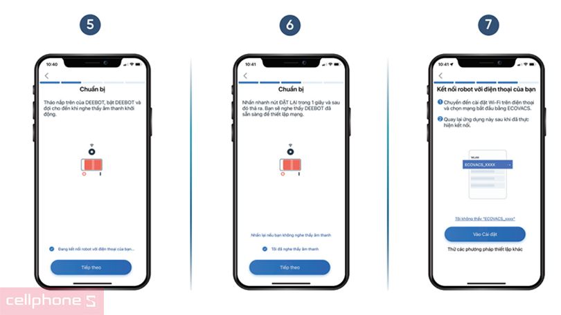 Robot hút bụi Ecovacs Deebot T10 Omni Cao cấp, giảm đến 10tr