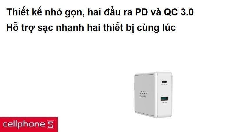 Củ sạc nhanh Innostyle Gomax 49.5W | Giá rẻ, bảo hành 2 năm
