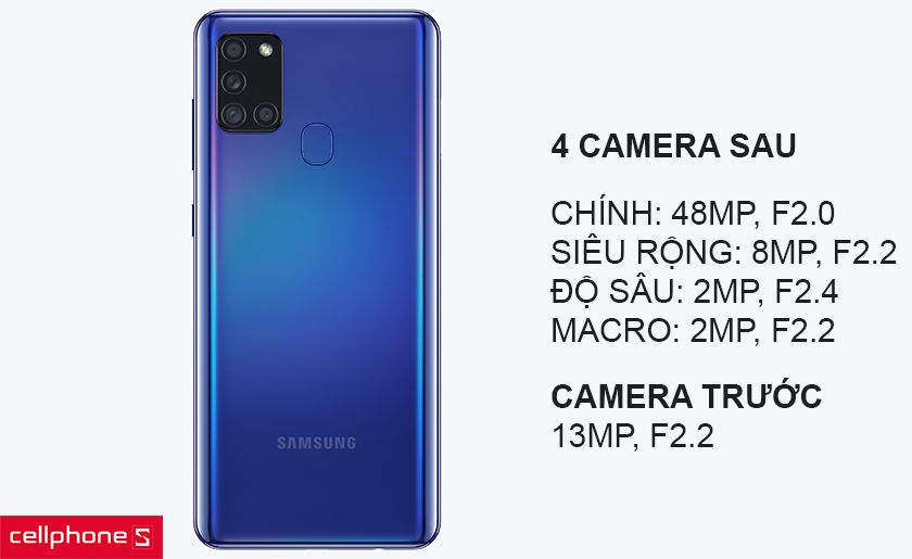 Samsung Galaxy A21s - Giá rẻ NHẤT, khuyến mãi HẤP DẪN