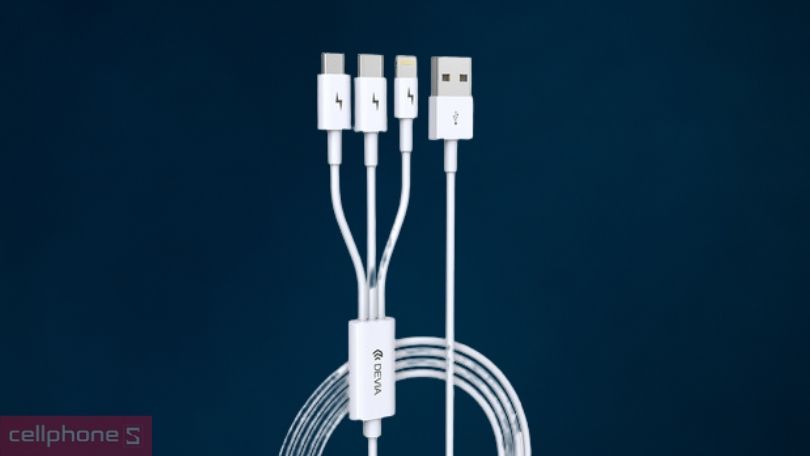 Cáp 3 in 1 Devia Smart Series | Giá rẻ